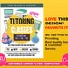 Summer Tutoring Flyers, DIY Canva Summer Tutoring Flyers, Editable ...