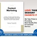 Content Marketing Flyer DIY Canva Content Marketing Template - Etsy