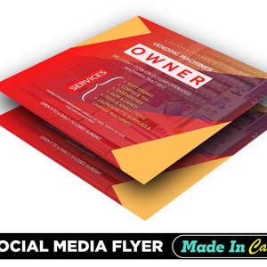 Vending Machine Flyer, DIY Canva Vending Machine Flyer Template ...