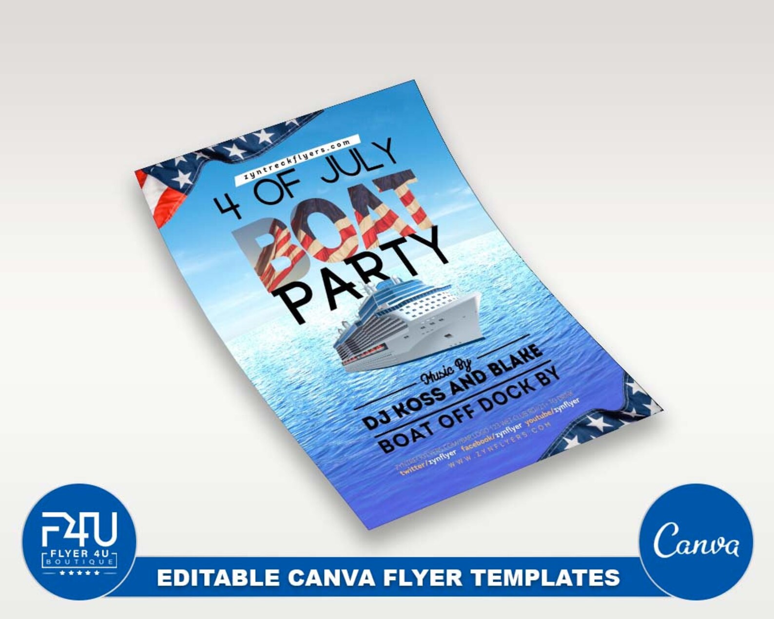 Boat Tour Flyer DIY Canva Boat Tour Flyer Template 2022 - Etsy