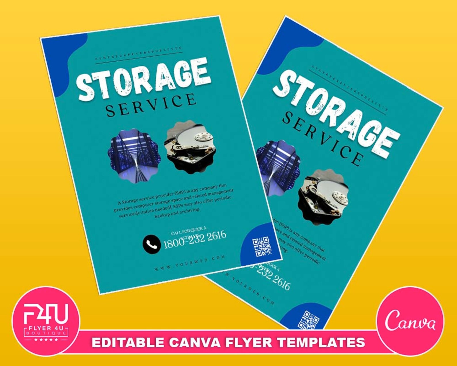 Storage Service Flyer DIY Canva Storage Service Flyer - Etsy