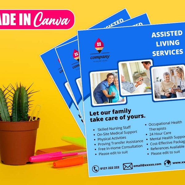 Home Care Flyer - Etsy