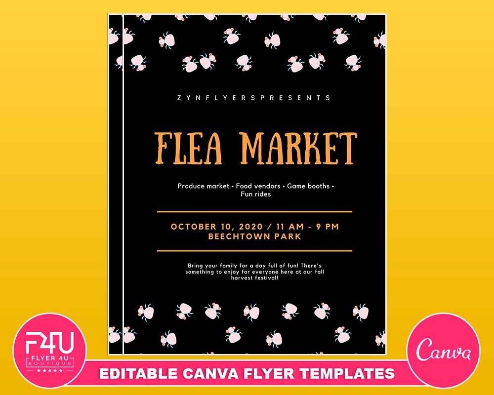 Flea Market Flyer Graphics