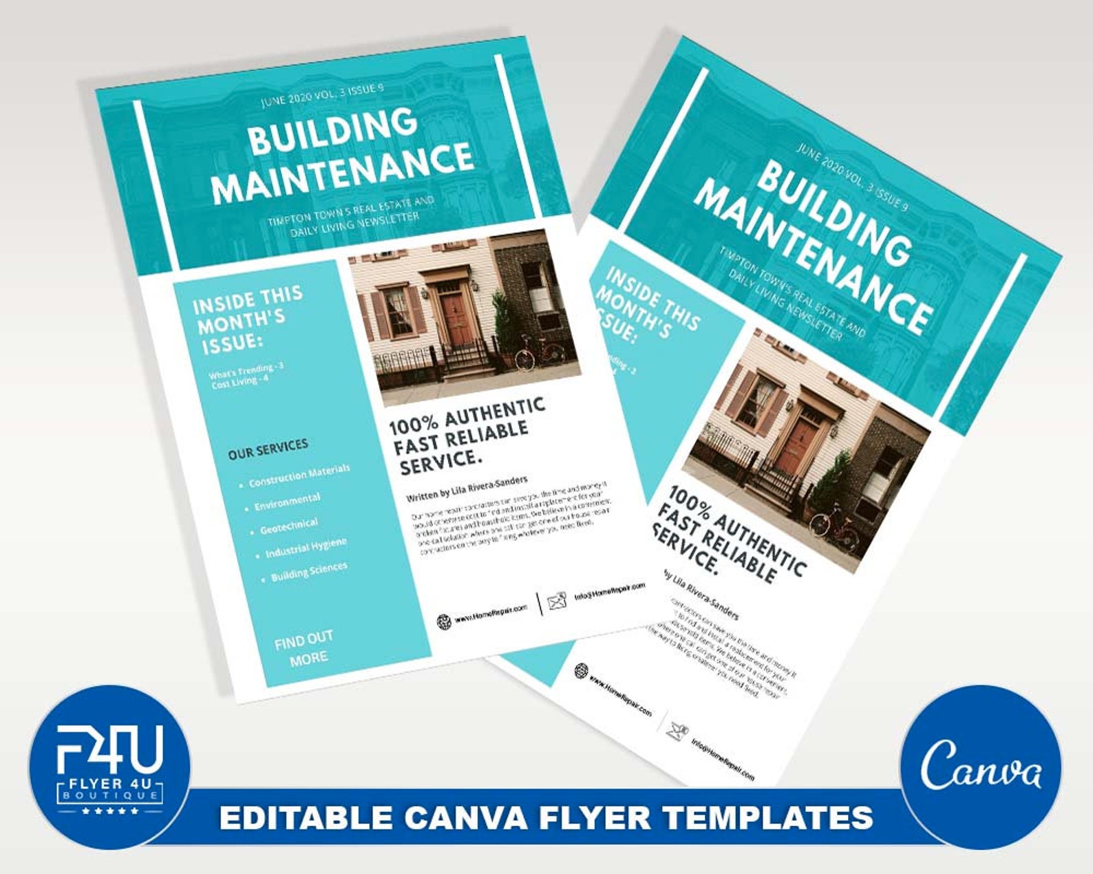 Building Maintenance Service Flyer DIY Canva Building - Etsy
