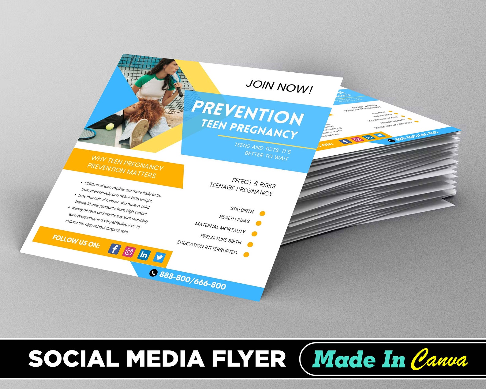 Pregnancy Services Flyer, DIY Canva Pregnancy Services Flyer Template ...