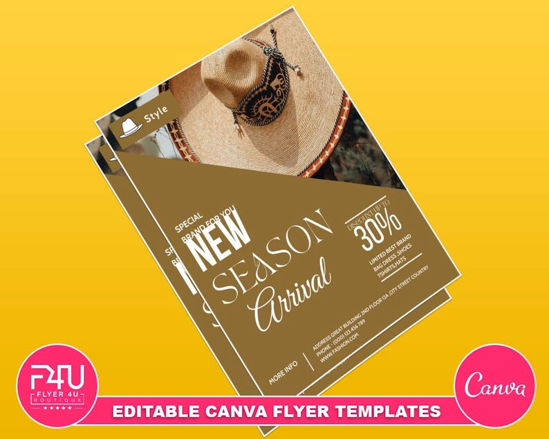 Hat Making Flyer DIY Canva Hat Making Flyer Template 2022 - Etsy