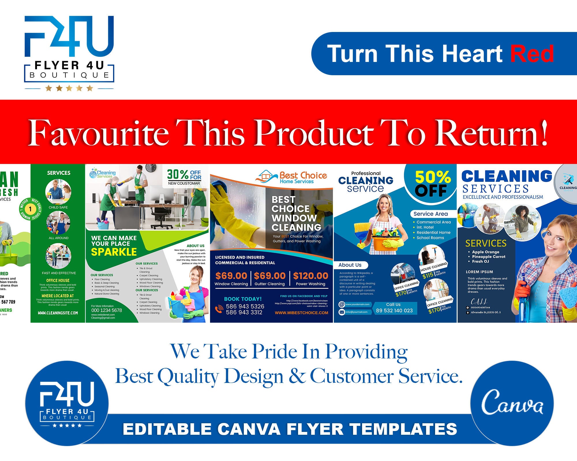 Clown Service Flyer DIY Canva Clown Service Flyer Template - Etsy