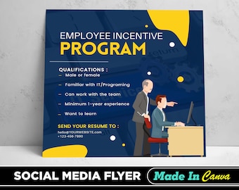 Employee Incentive Flyer - Etsy