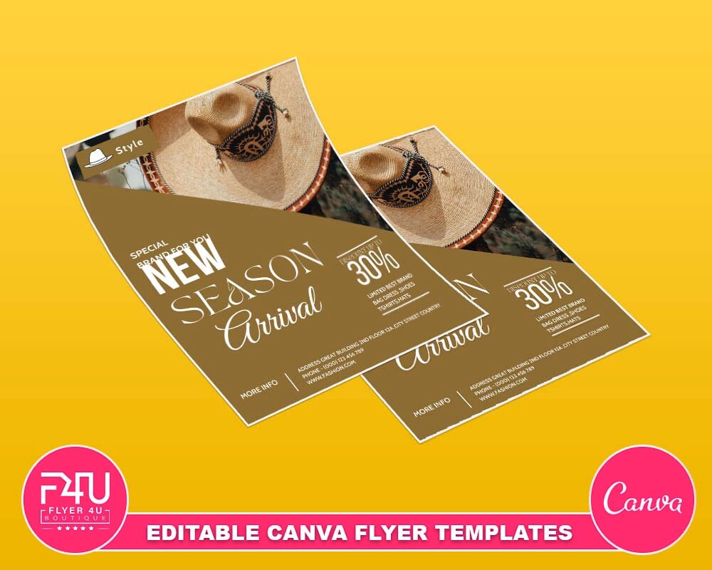 Hat Making Flyer DIY Canva Hat Making Flyer Template 2022 - Etsy