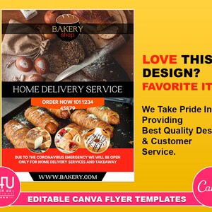 Home Bakery Flyer DIY Home Bakery Writer Flyer Template 2022 - Etsy