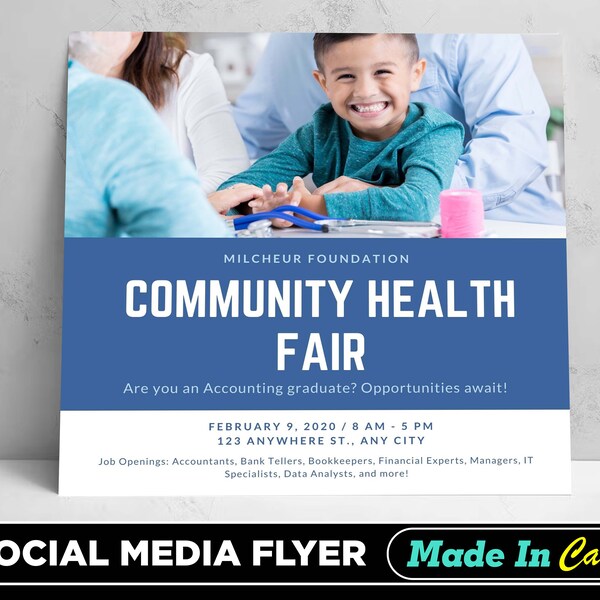 Health Fair Passport Template Etsy