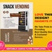 Snack Vending Machine Flyer, DIY Canva Snack Vending Machine Flyer ...