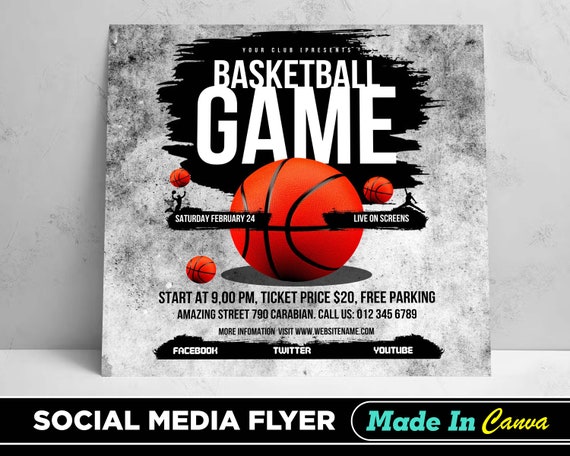 Basketball Tryout Flyer Template