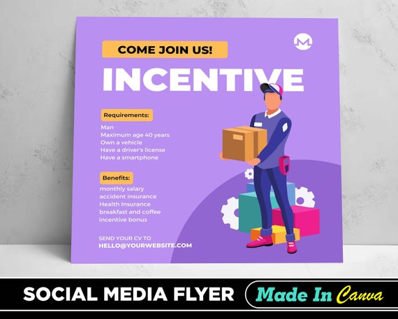 Incentive Flyer DIY Canva Incentive Flyer Template 2022 | Etsy