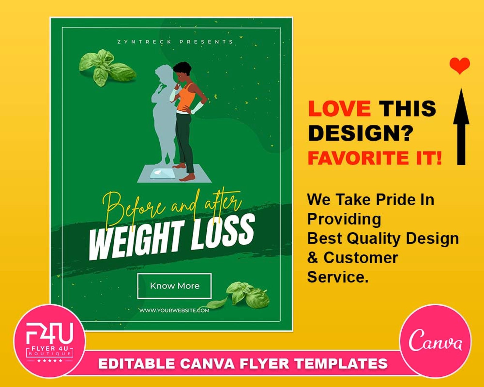 Before and After Weight Loss Flyer, DIY Before and After Weight Loss ...