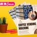 Coffee Vending Machine Flyer, DIY Canva Coffee Vending Machine Template ...