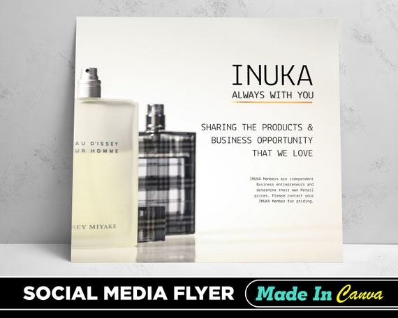 Inuka Flyer DIY Canva Inuka Flyer Template Editable Canva - Etsy UK
