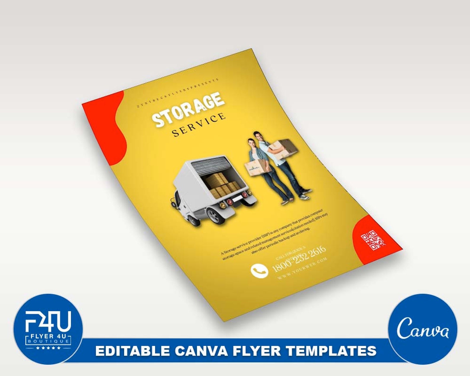 Storage Service Flyer DIY Canva Storage Service Flyer | Etsy