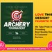 Archery Tournament Flyer, DIY Canva Archery Tournament Flyer Template ...