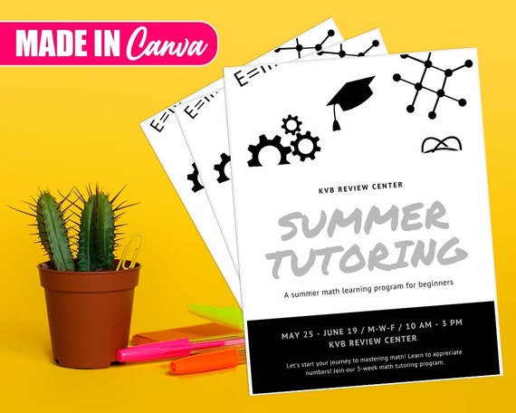 Summer Tutoring Flyer