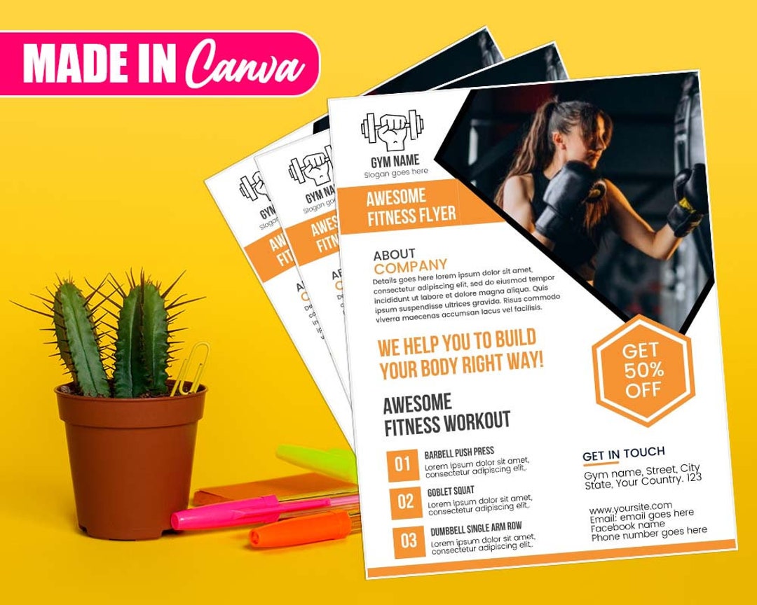 Physical Recreational Activities Flyer, DIY Physical Recreational ...