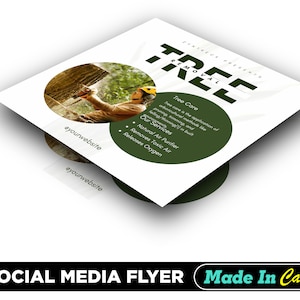 Tree Removal Flyer, DIY Canva Tree Removal Flyer Template 2022 ...