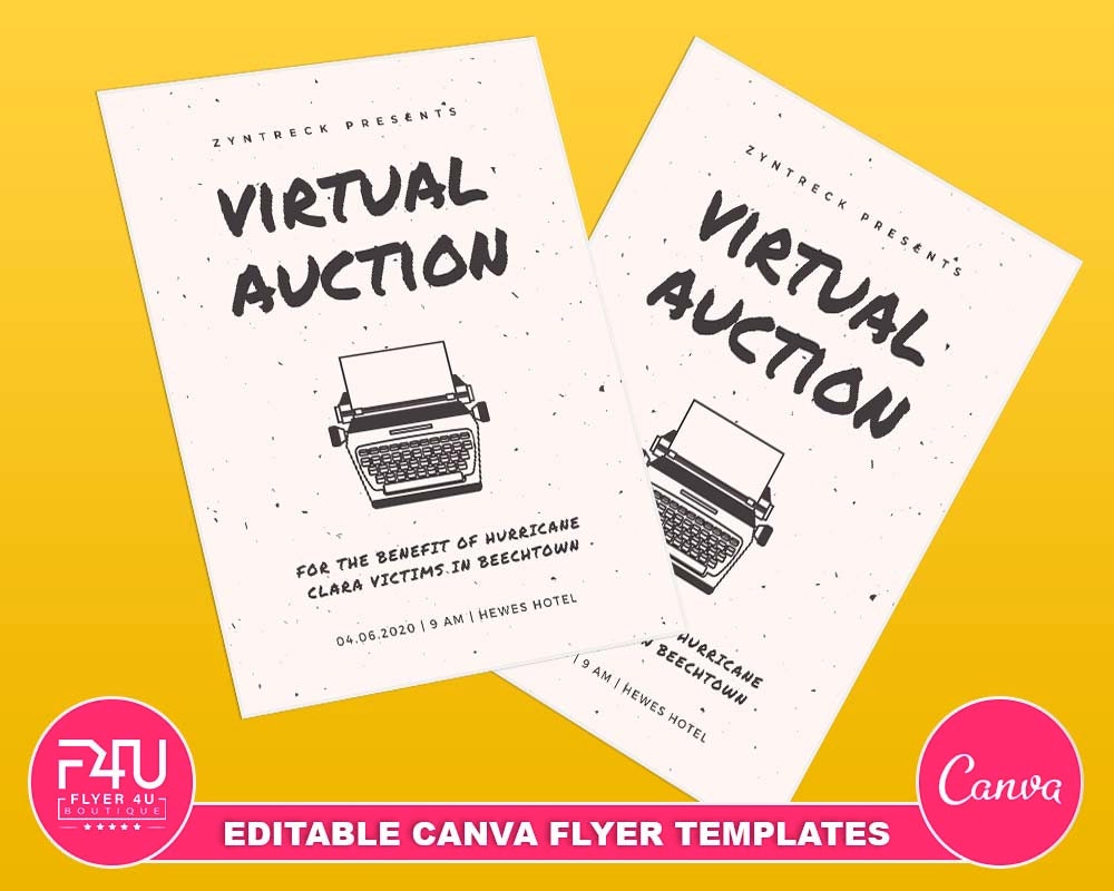Virtual Assistant Flyer, DIY Canva Virtual Assistant Flyer Template ...