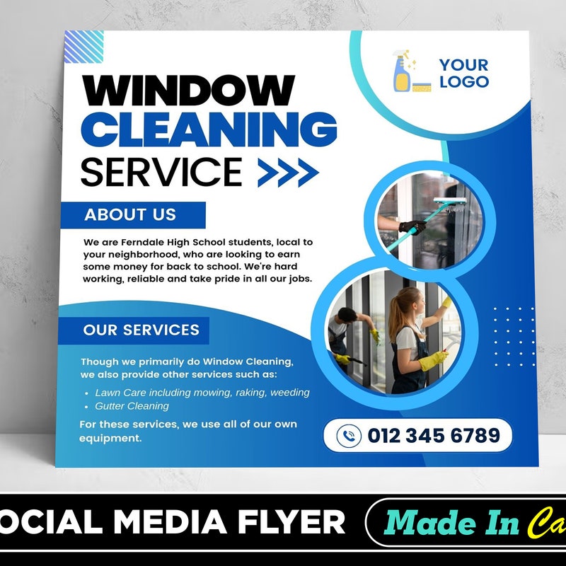 Cleaning Flyer - Etsy