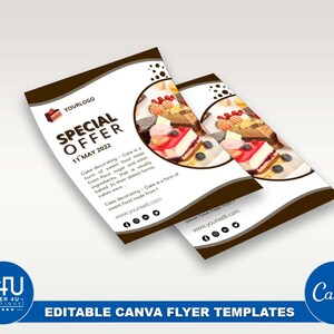 Cake Making Flyer DIY Canva Cake Making Flyer Template 2021 | Etsy