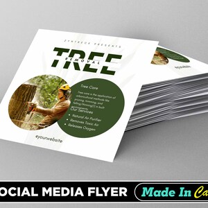 Tree Removal Flyer, DIY Canva Tree Removal Flyer Template 2022 ...