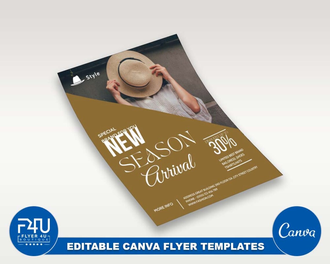 Hat Making Flyer DIY Canva Hat Making Flyer Template 2022 - Etsy