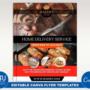 Home Bakery Flyer DIY Home Bakery Writer Flyer Template 2021 | Etsy