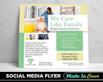 Assisted Living Flyer - Etsy