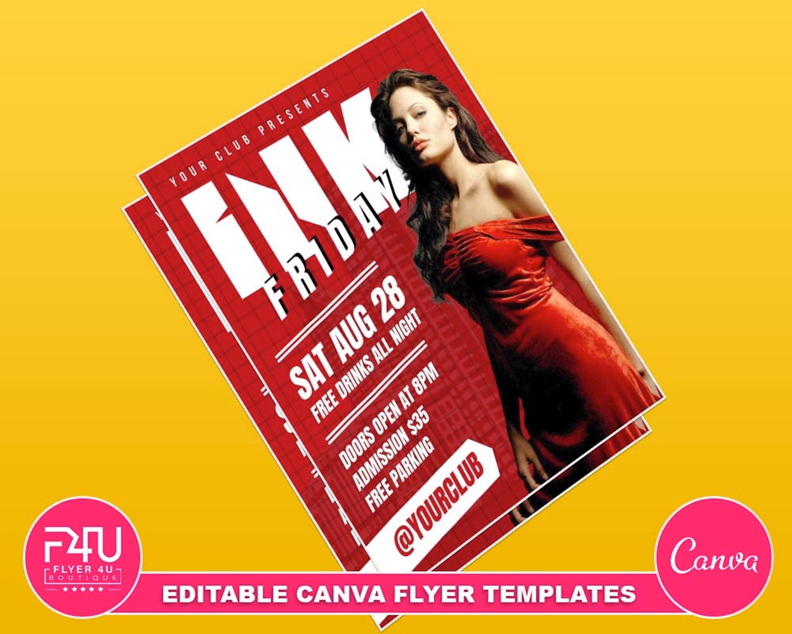 Too Hot Flyer, DIY Canva Too Hot Flyer, Editable Canva US Letter Size ...