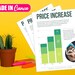 Price Increase Flyer, DIY Canva Price Increase Templates, Editable ...