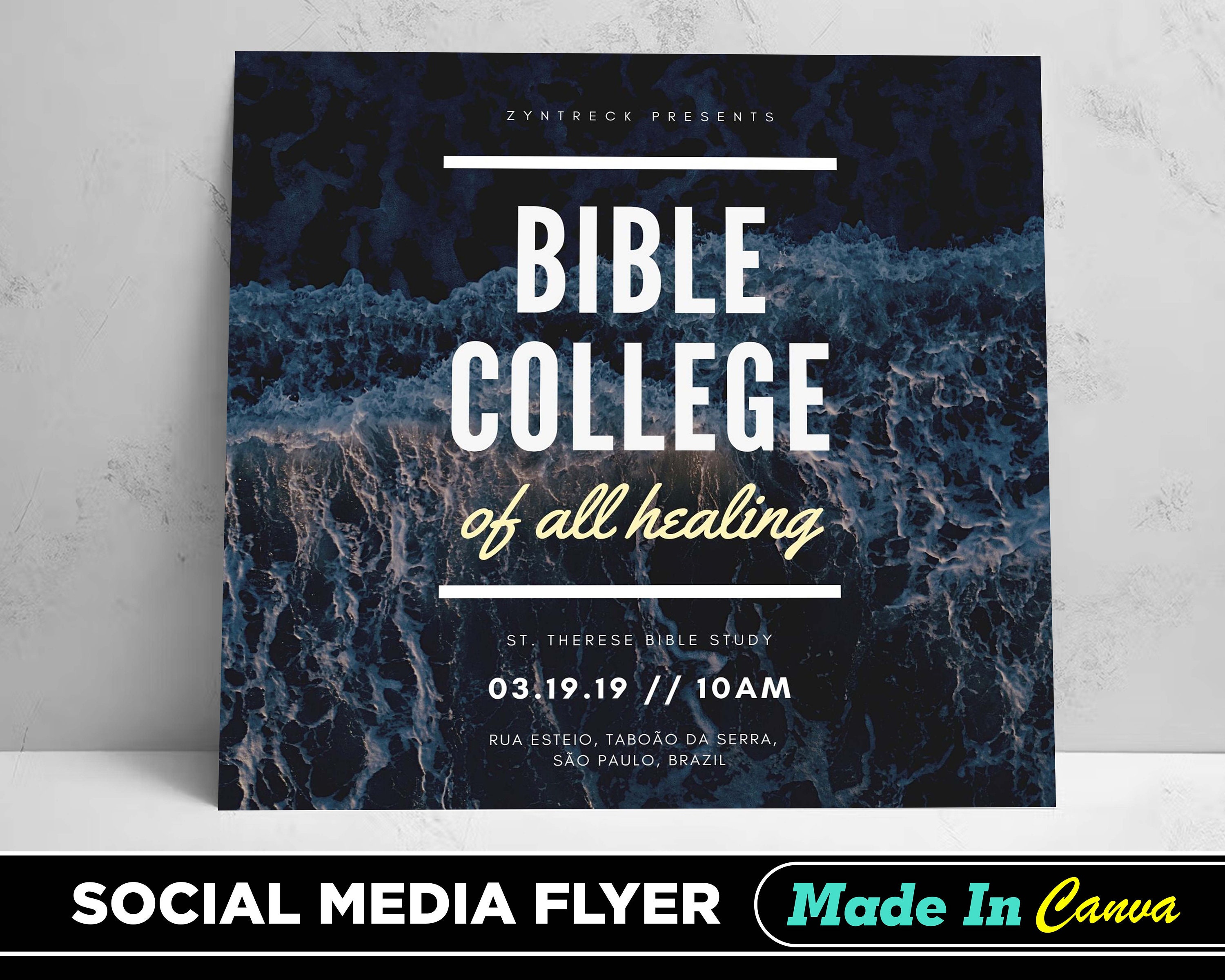 College Bible Study Flyer