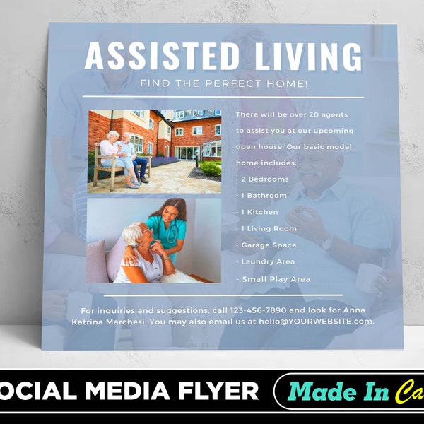 Assisted Living Social Media - Etsy