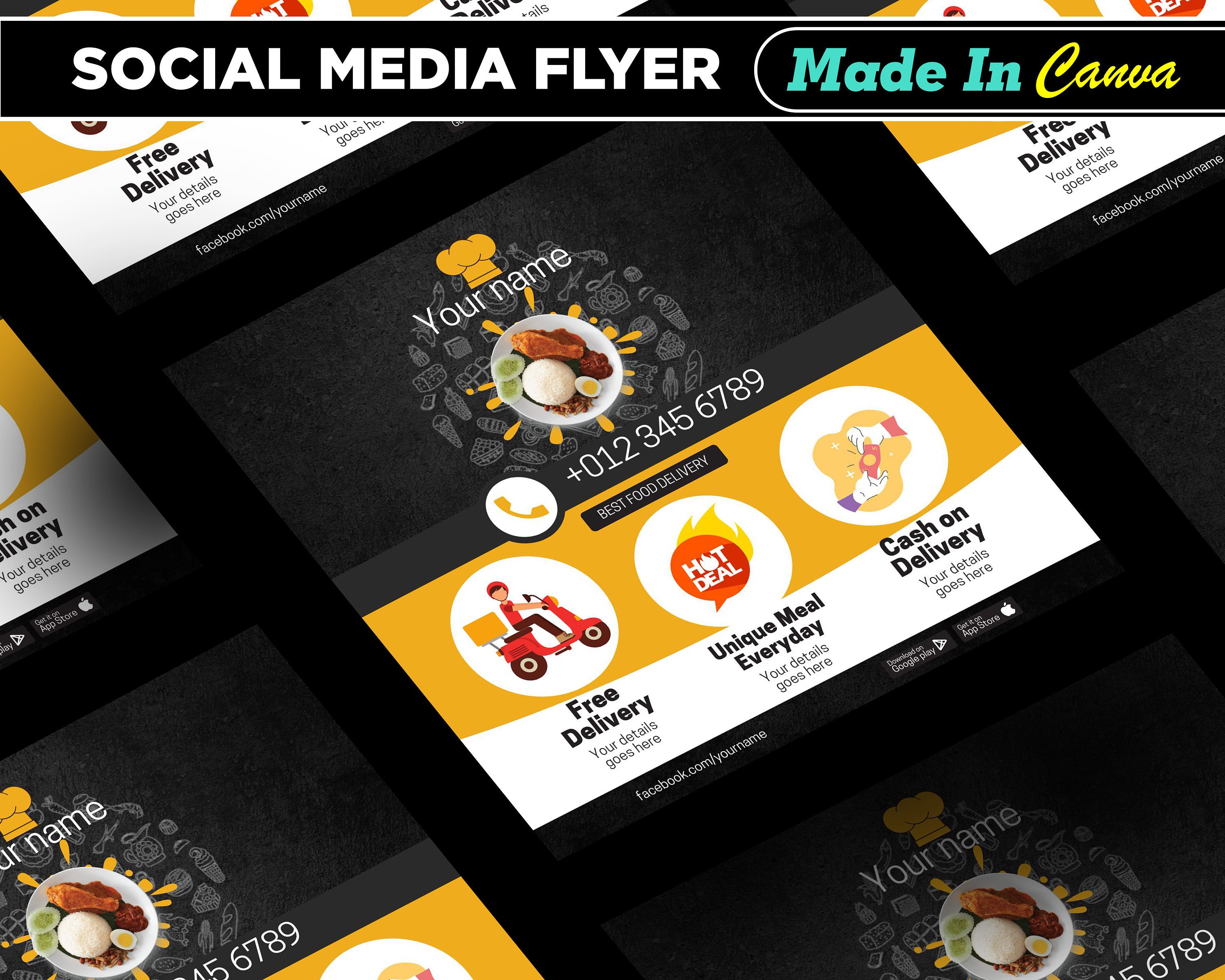Professional Handout Flyer, DIY Canva Professional Handout Flyer ...