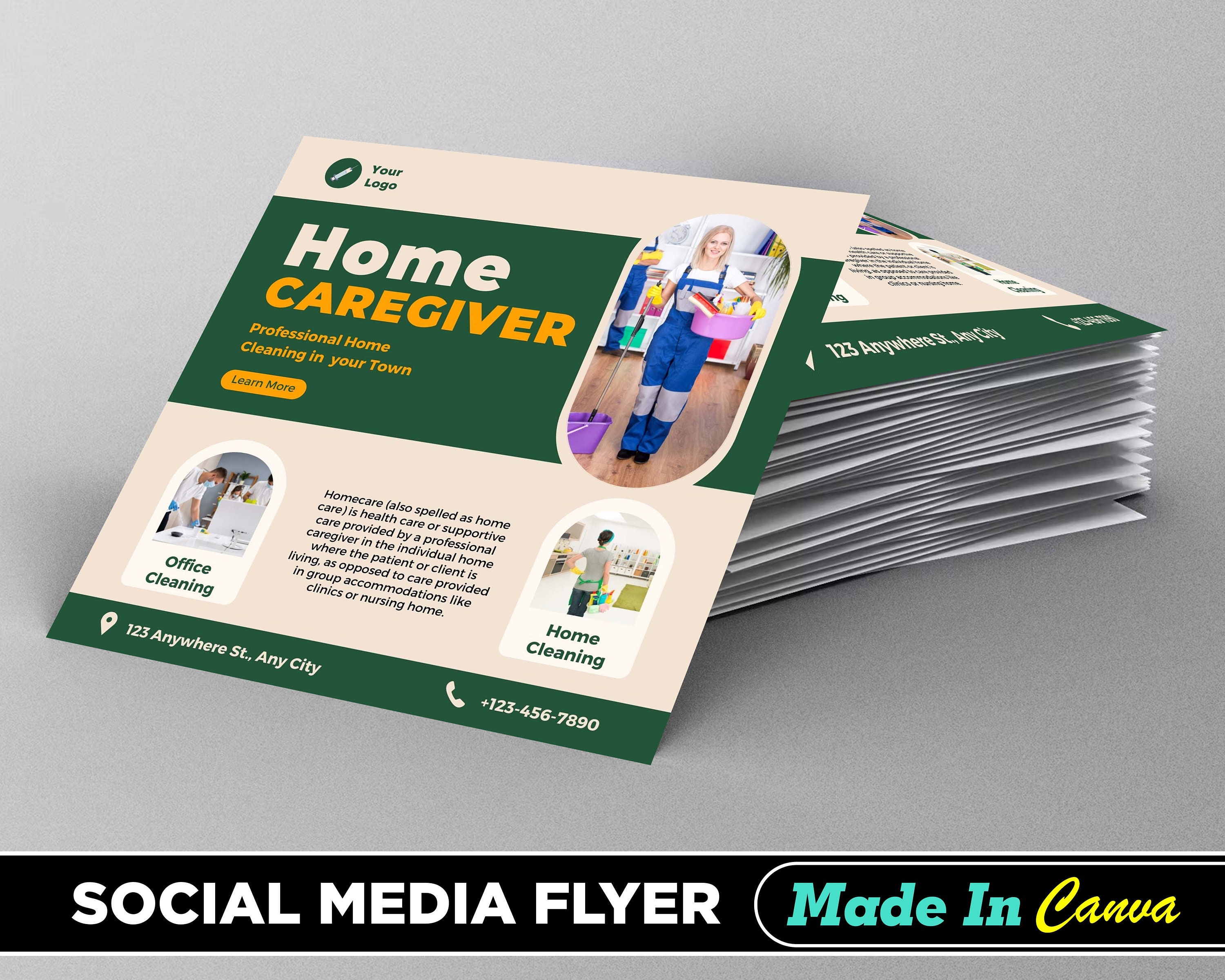 Caregiver Support Group Flyer Template