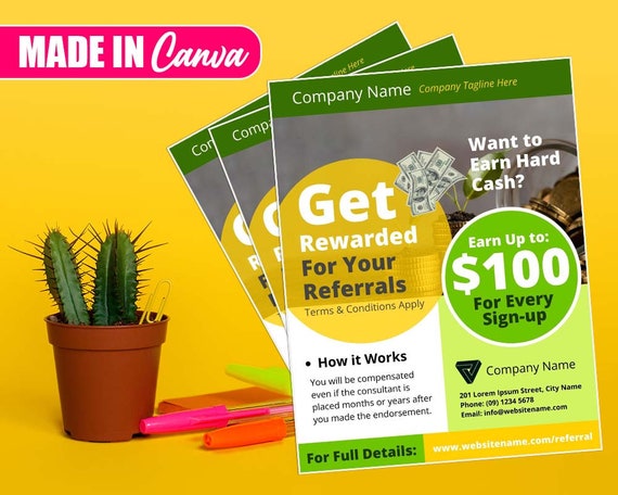Referral Bonus Flyer