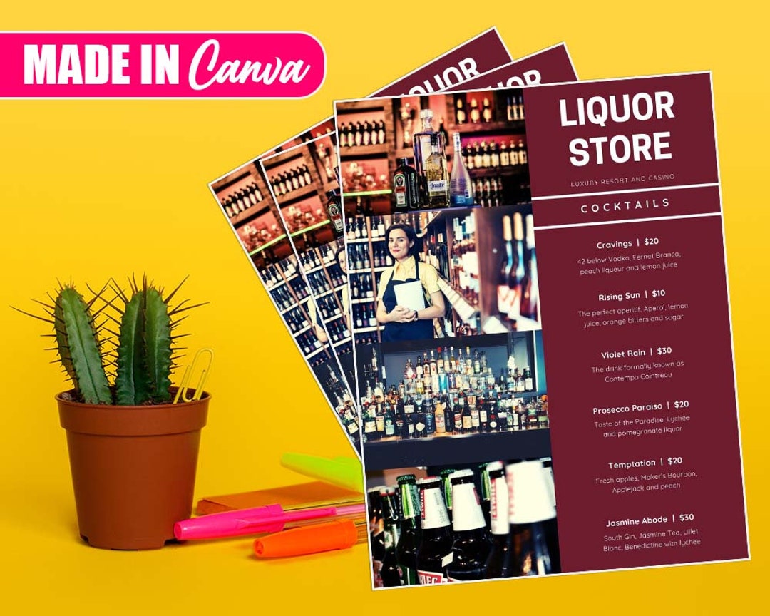 Liquor Store Flyer DIY Canva Liquor Store Flyer Editable Etsy liquor-store-flyer-diy-canva-liquor-store-flyer-editable-etsy