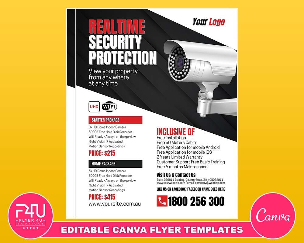 Security Cameras Flyer