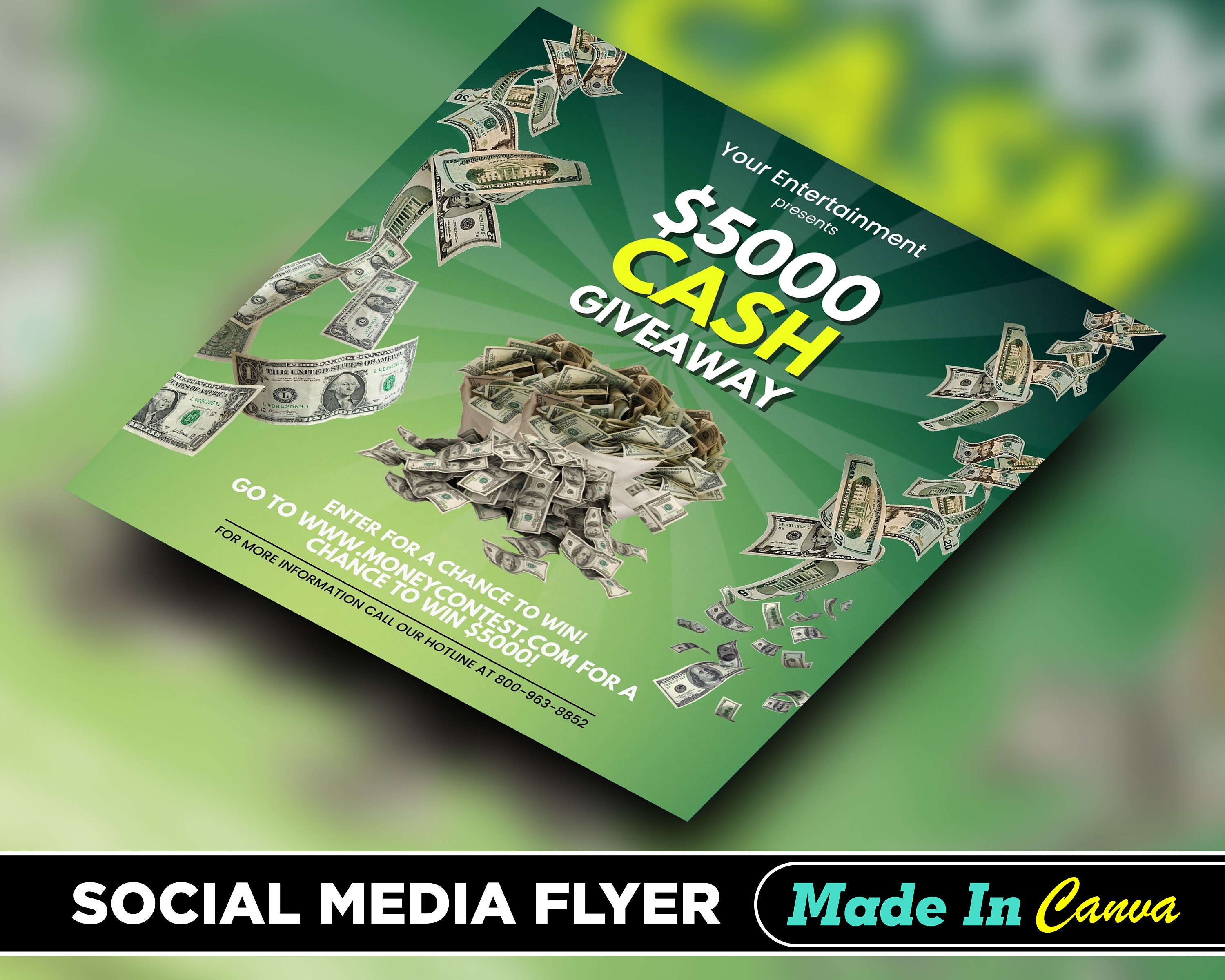 Giveaway Flyer Diy Canva Giveaway Flyer Template Editable Canva