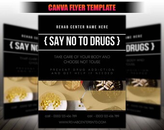 Addiction Flyer - Etsy