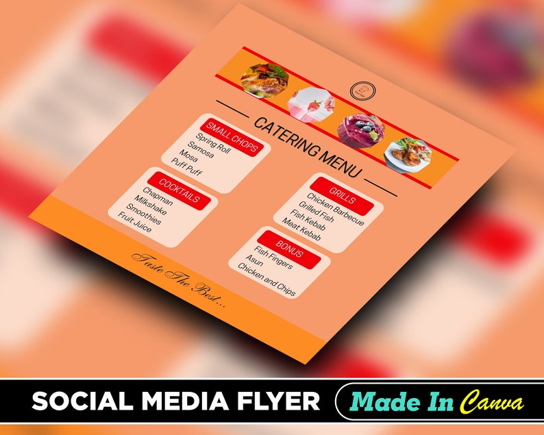 Small Chops Flyer, DIY Canva Small Chops Flyer Template, Editable Canva ...