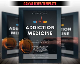 Addiction Flyer - Etsy