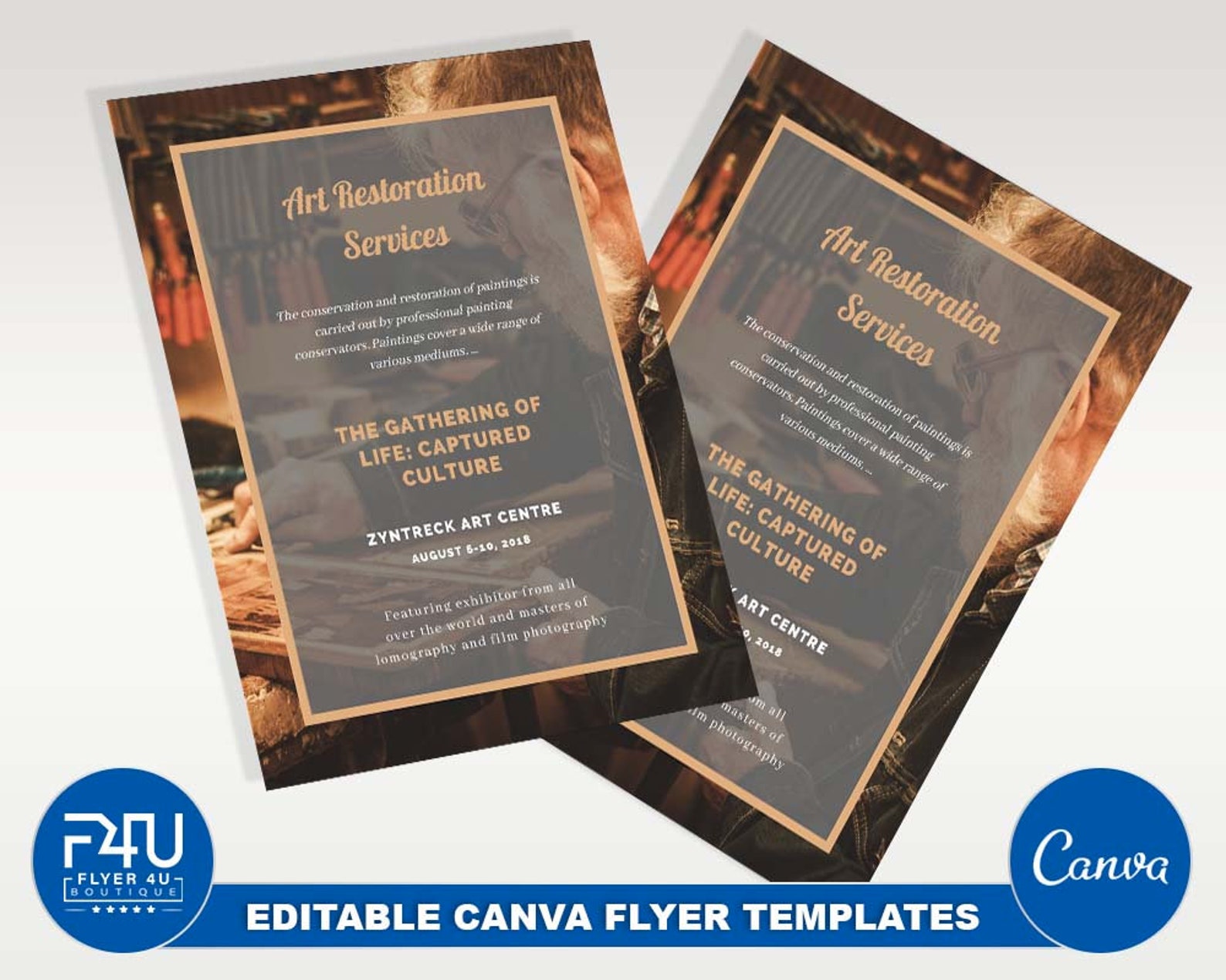 Art Restoration Flyer DIY Canva Art Restoration Flyer - Etsy