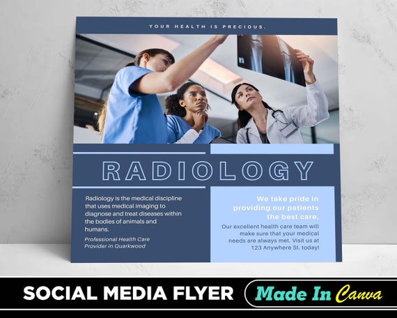 Radiology Flyer DIY Canva Radiology Flyer Template 2022 - Etsy