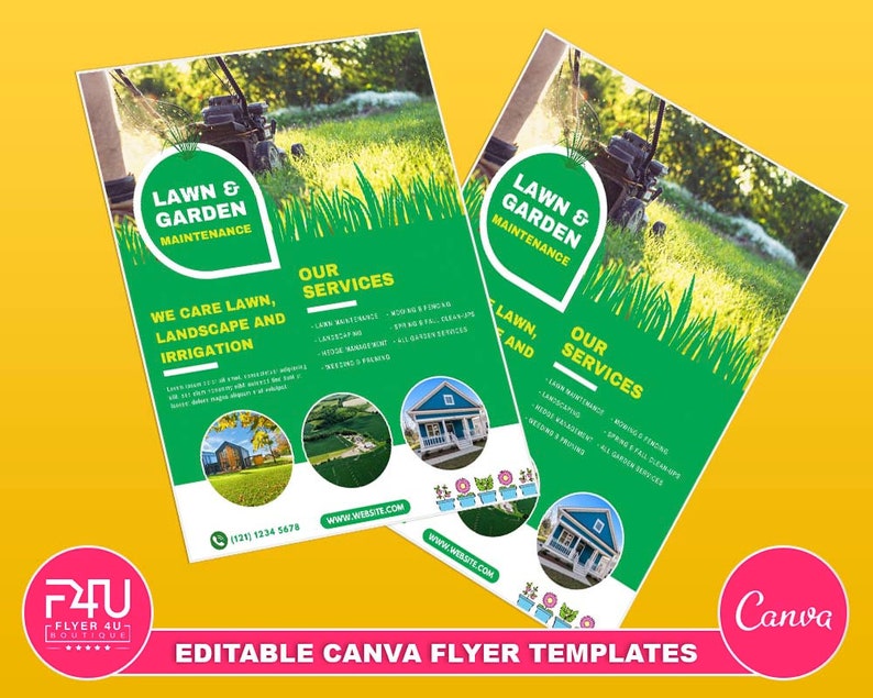 Irrigation Services Flyer, DIY Canva Irrigation Servicesflyer Template ...