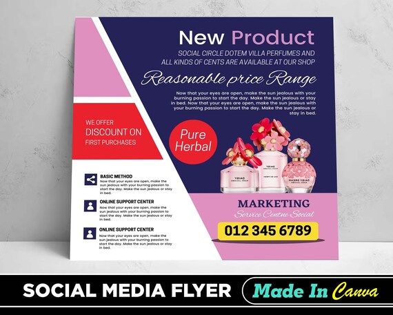 Product Launch Flyer DIY Canva Product Launch Flyer Template - Etsy ...